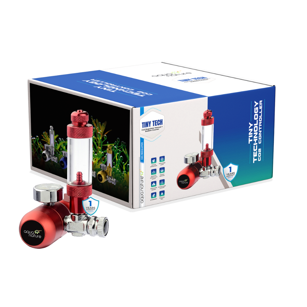 Aqua nature - Single gauge Co2 regulator + bubble counter – Aquarium Products India