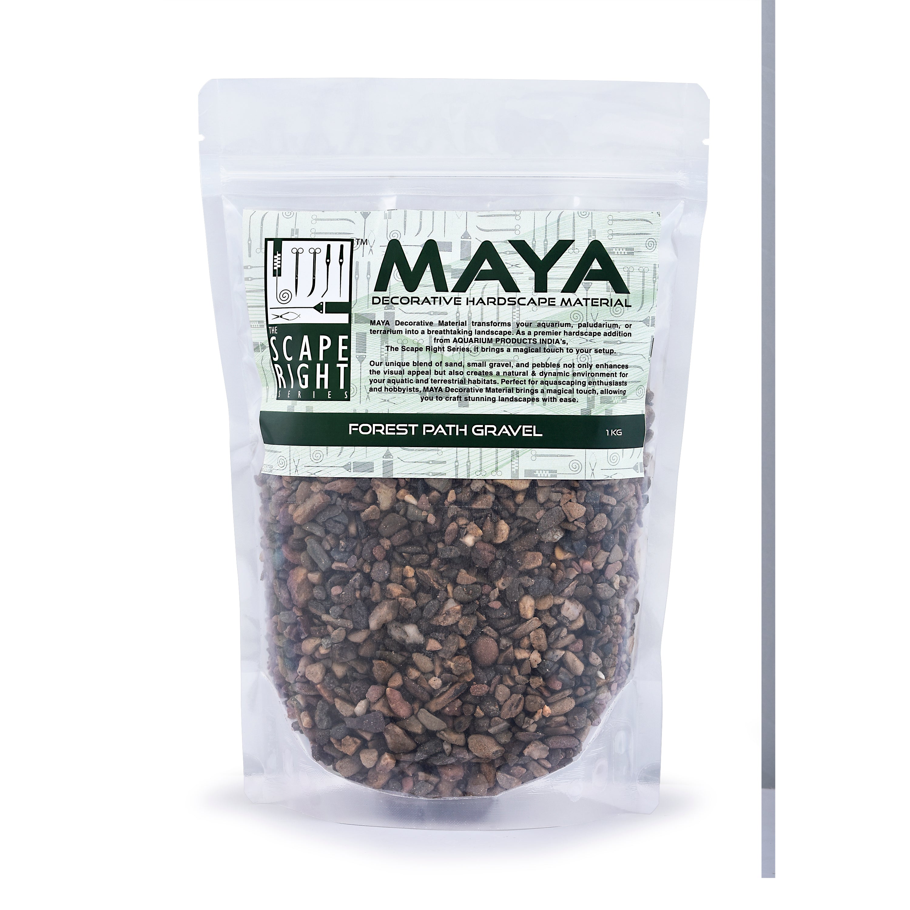 MAYA FOREST PATH GRAVEL 2 - DECORATIVE HARDSCAPE MATERIAL – Aquarium ...