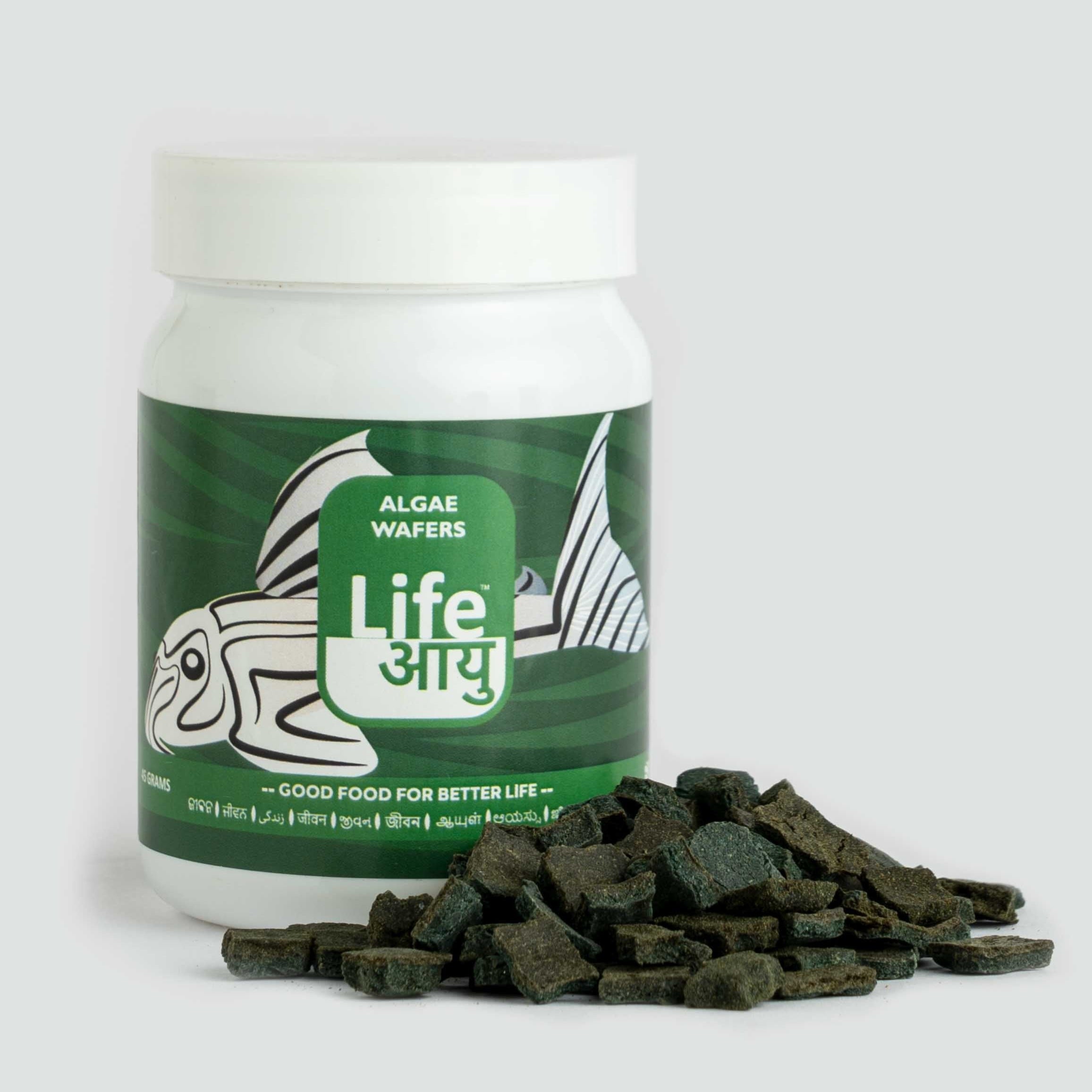 Life Aayuh Algae Wafer Fish Feed 45g – Aquarium Products India