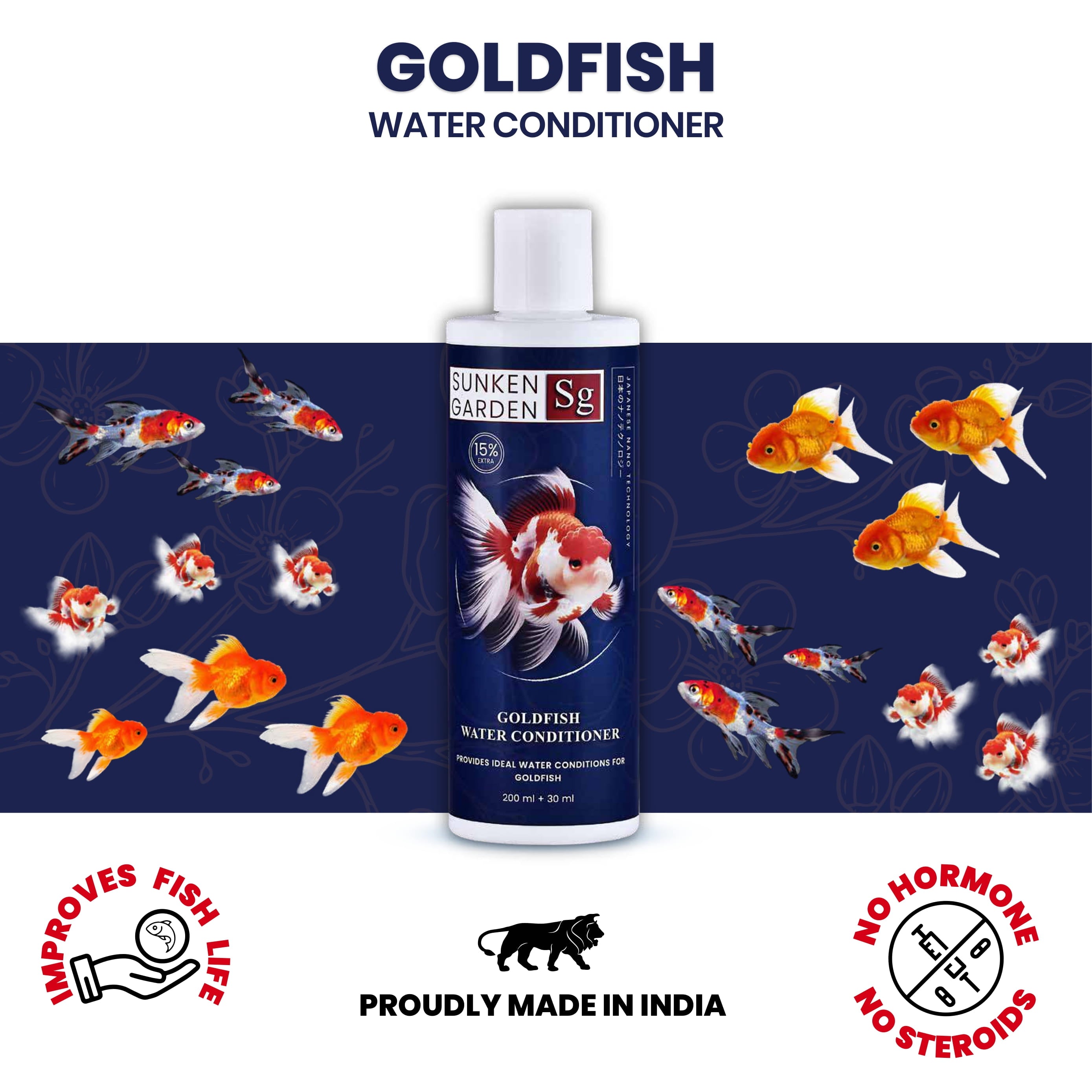 Sunken Garden Goldfish Water Conditioner | pH Stabilizer + Dechlorinat ...
