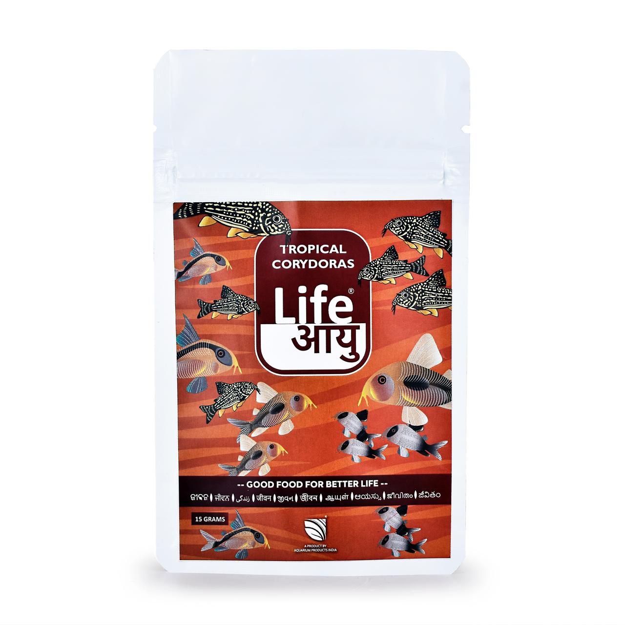 Life Aayu Tropical Corydoras Fish Food 15gm – Aquarium Products India