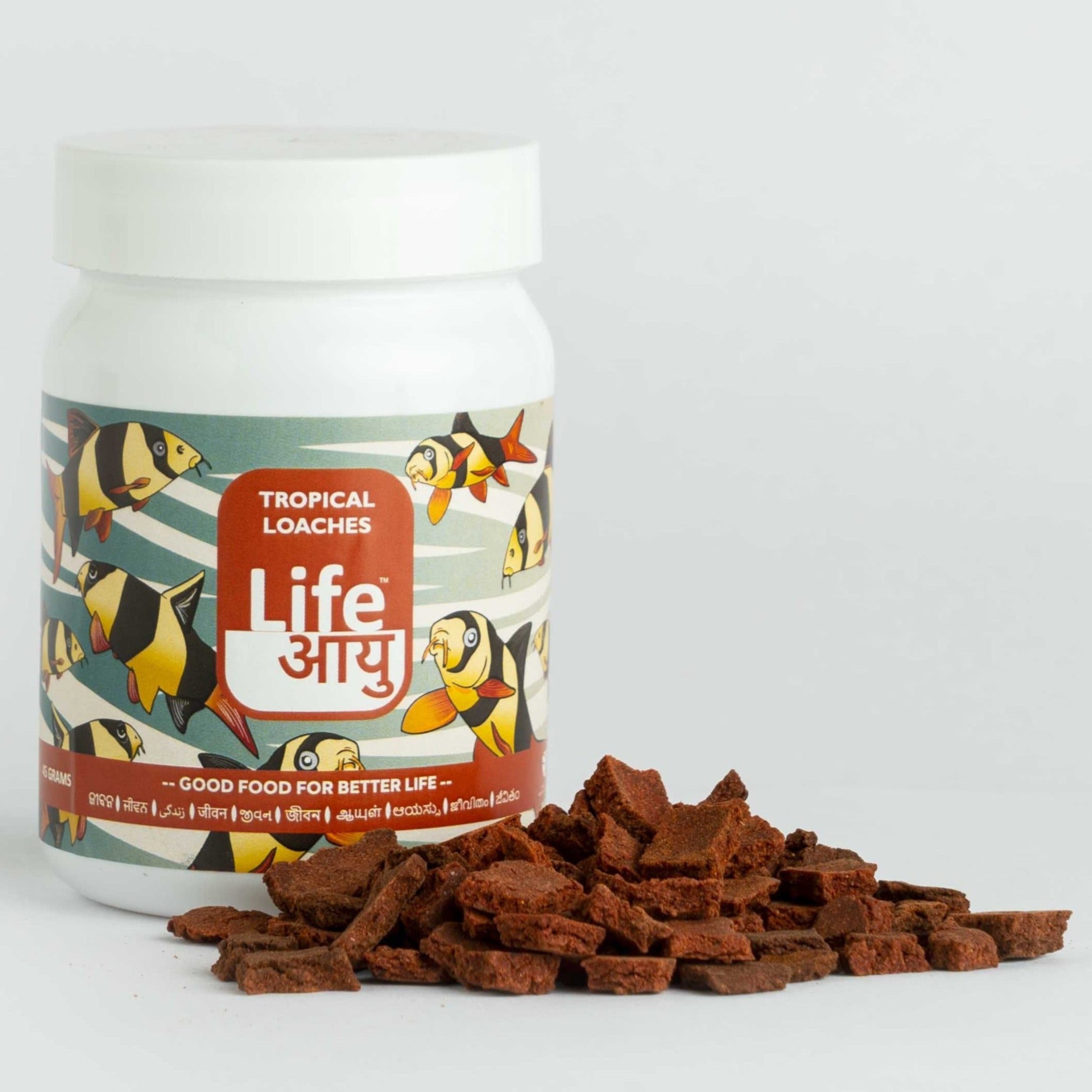 Life Aayu Tropical Loaches Fish Food – 45g | Immunity Boost, High Prot ...