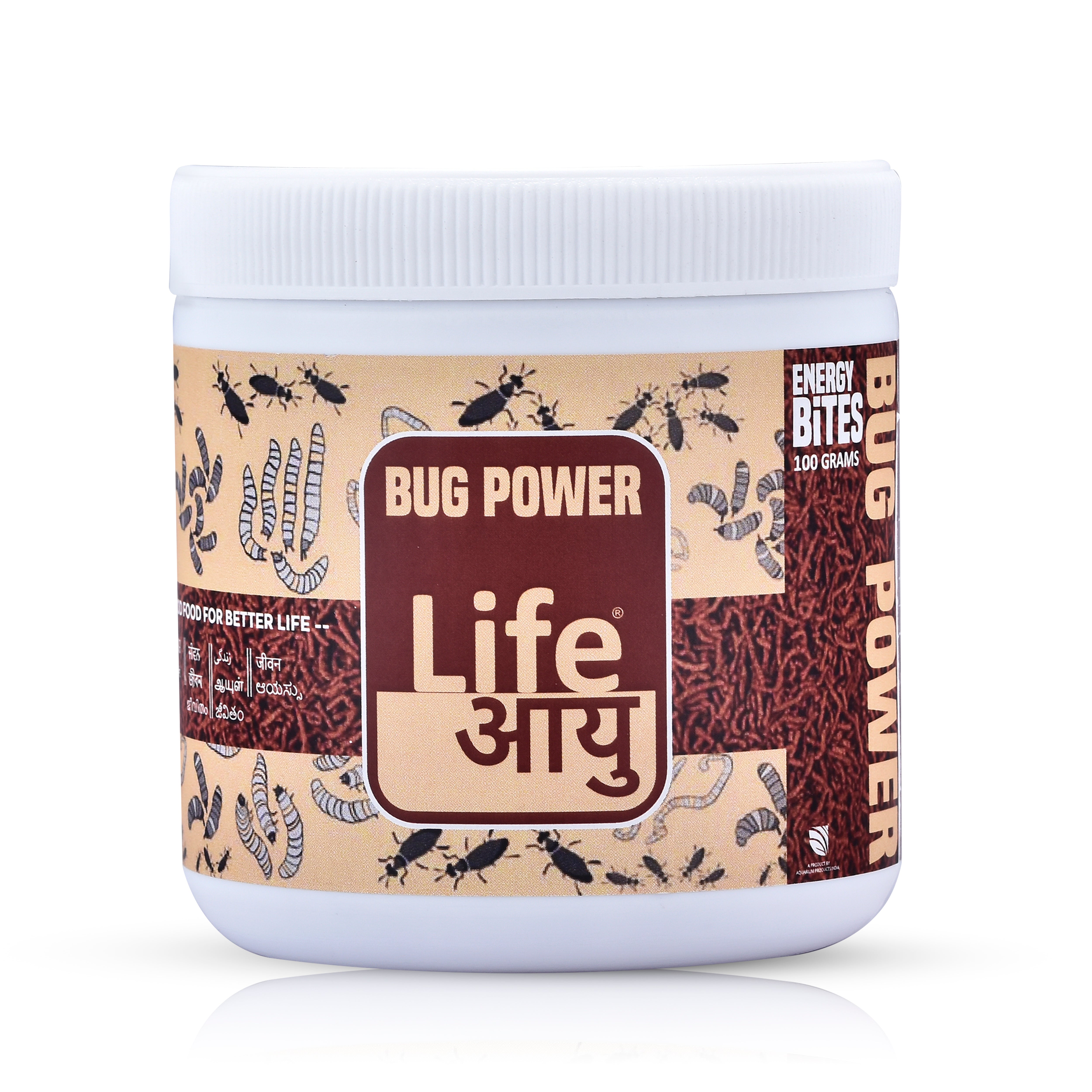 Life Aayu Bug Power Fish Feed – Insect Meal for Healthy, Vibrant Fish ...